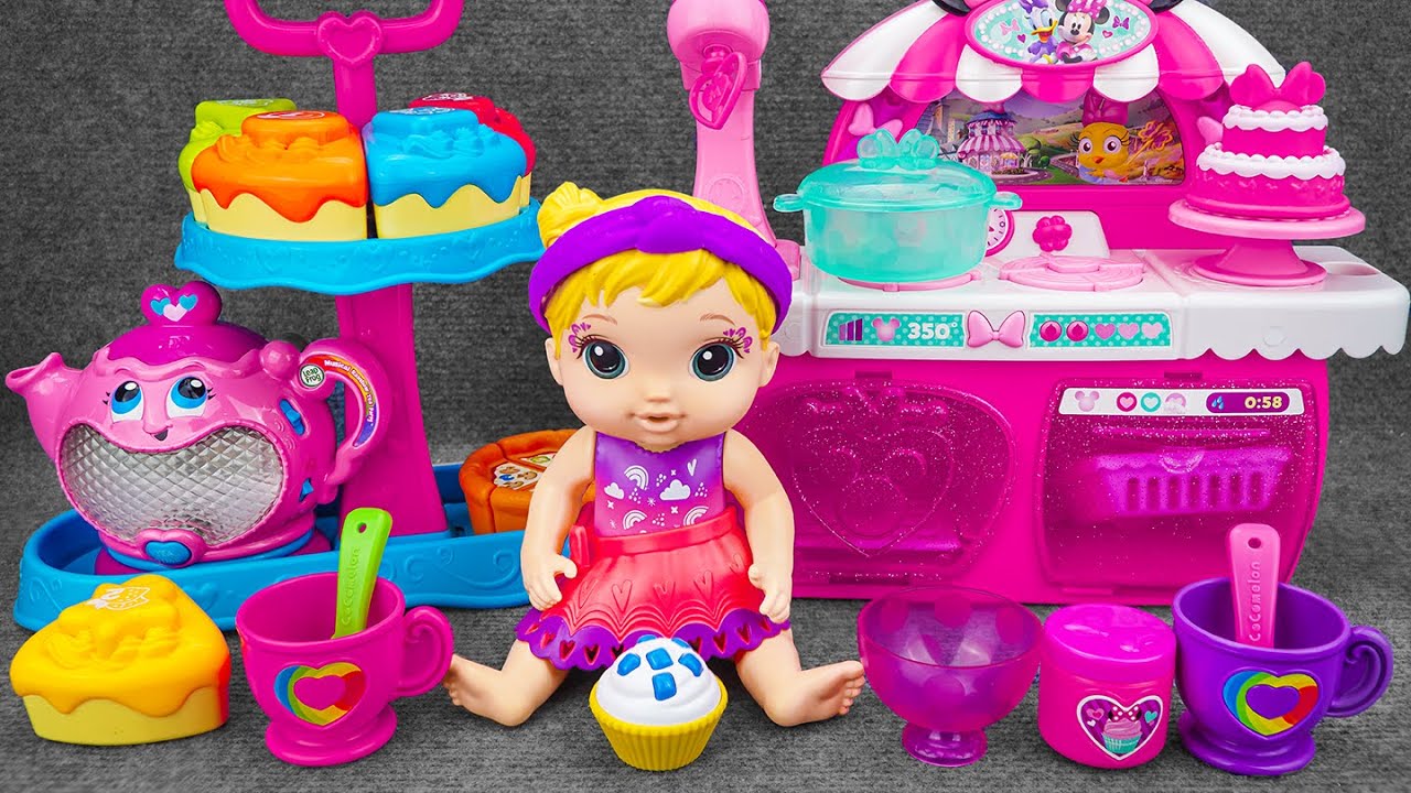 97 Minutes Satisfying with Unboxing Pink House Toys,Playground Playset ...