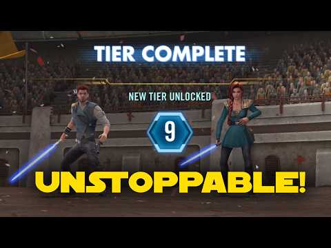 Tier 9 Unlocked! Mara is a Zeffo Tomb Guardian Killer! SWGOH Era Coliseum