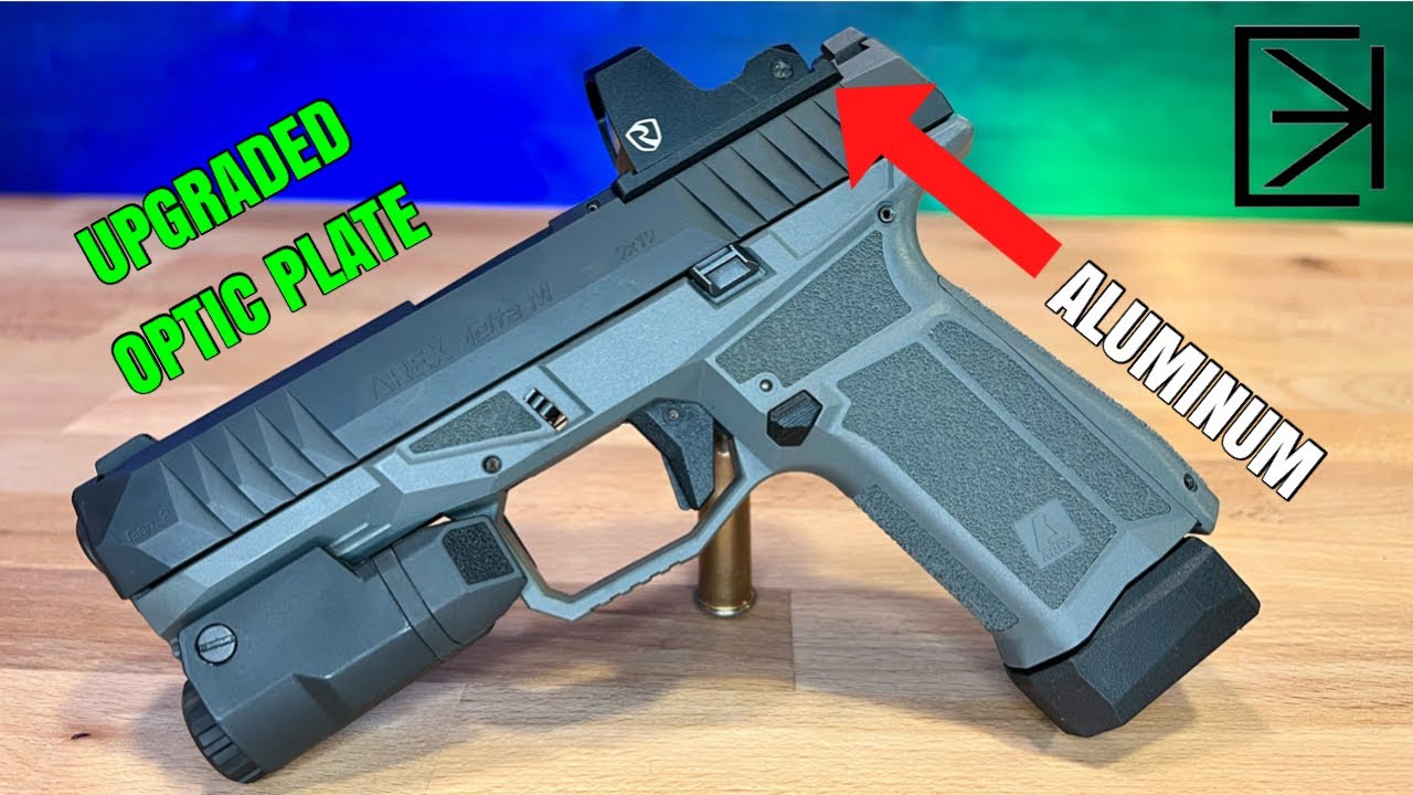 AREX Delta Gen 2 Aluminum Optic Plate by Calculated Kinetics - YouTube