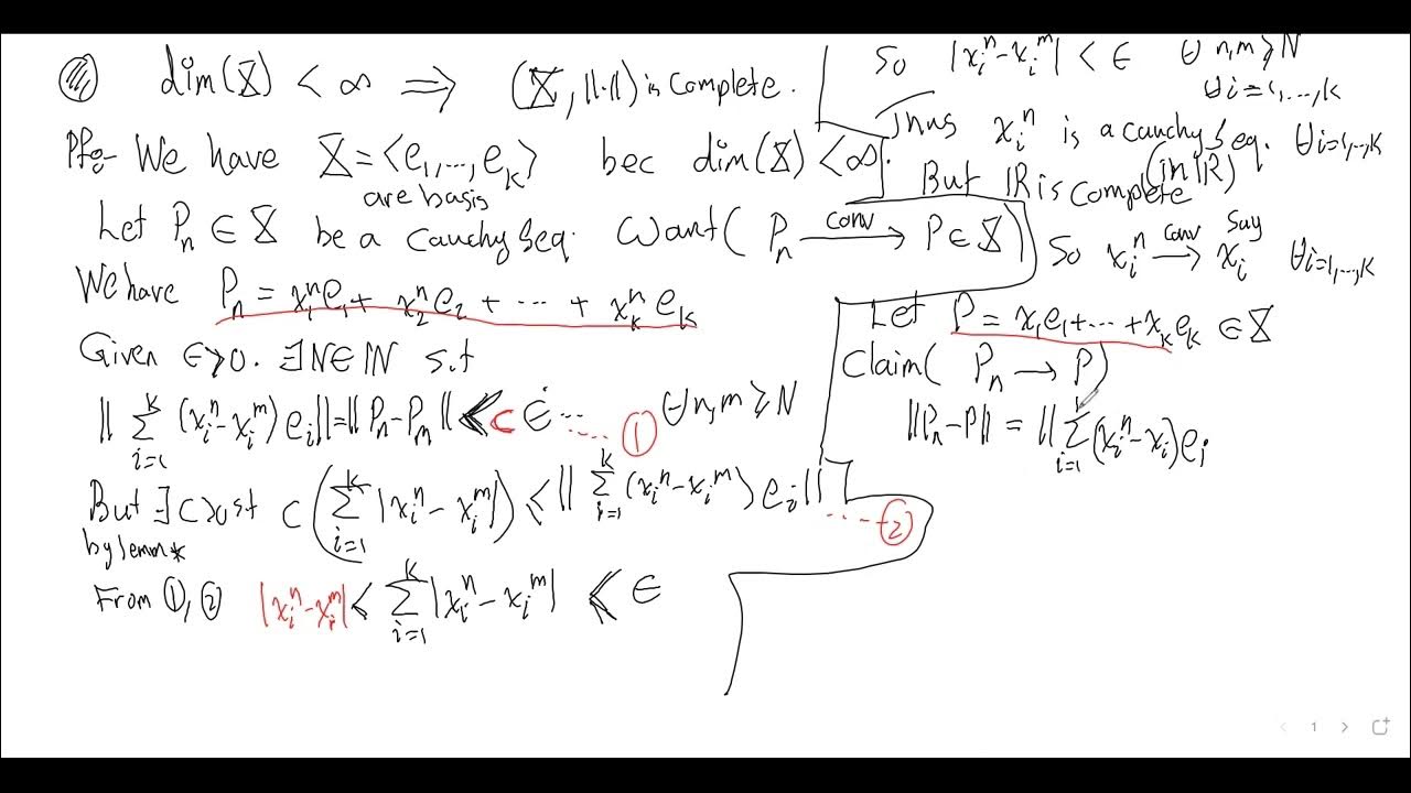 Lec2C Functional Analysis: Complete Metric and Normed Spaces - YouTube