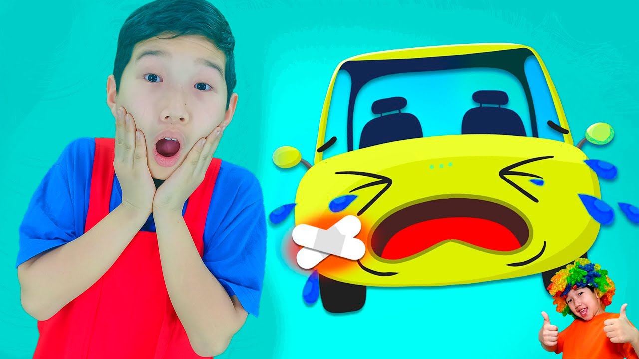 The Boo Boo Car | Kids Songs @Ya Khan - YouTube