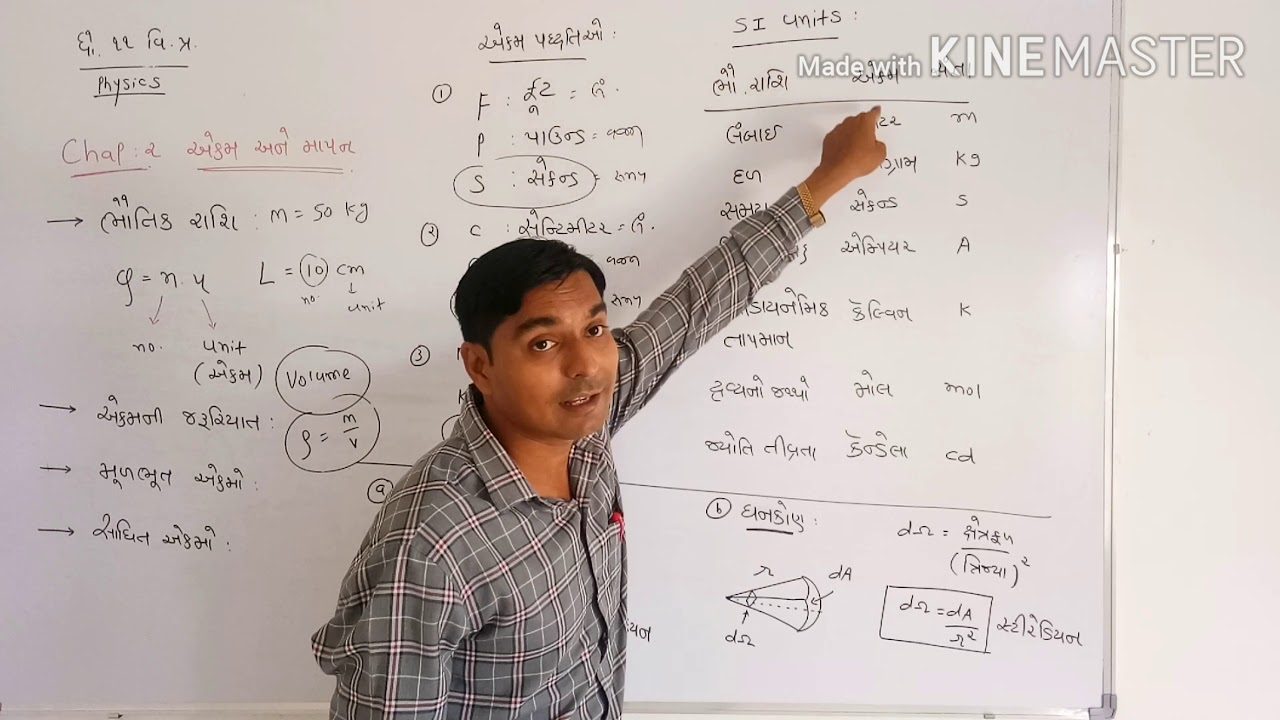 STD.11 SCIENCE,PHYSICS,CHAPTER-2 (FOR GUJARATI MEDIUM) - YouTube