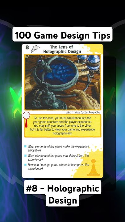 Game Design Tips #8 - Holographic Design || #gamedev #shorts - YouTube