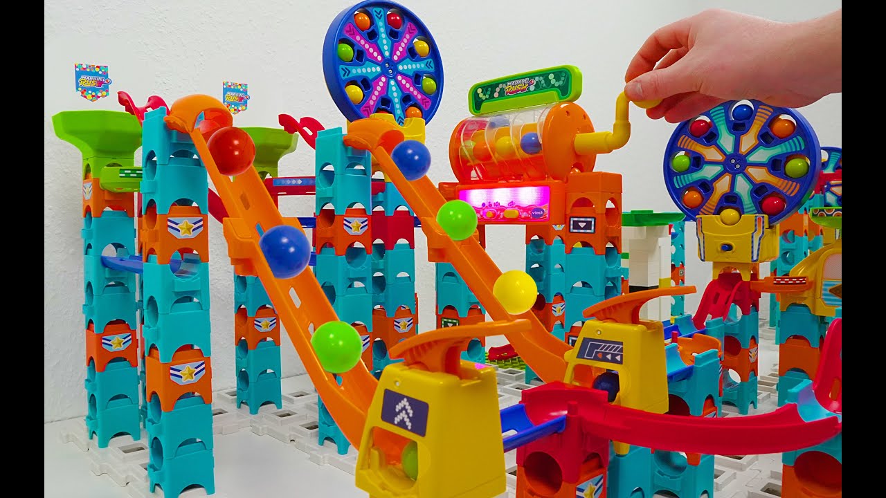 Vtech Marble Run Double Race with Cool Effects - YouTube