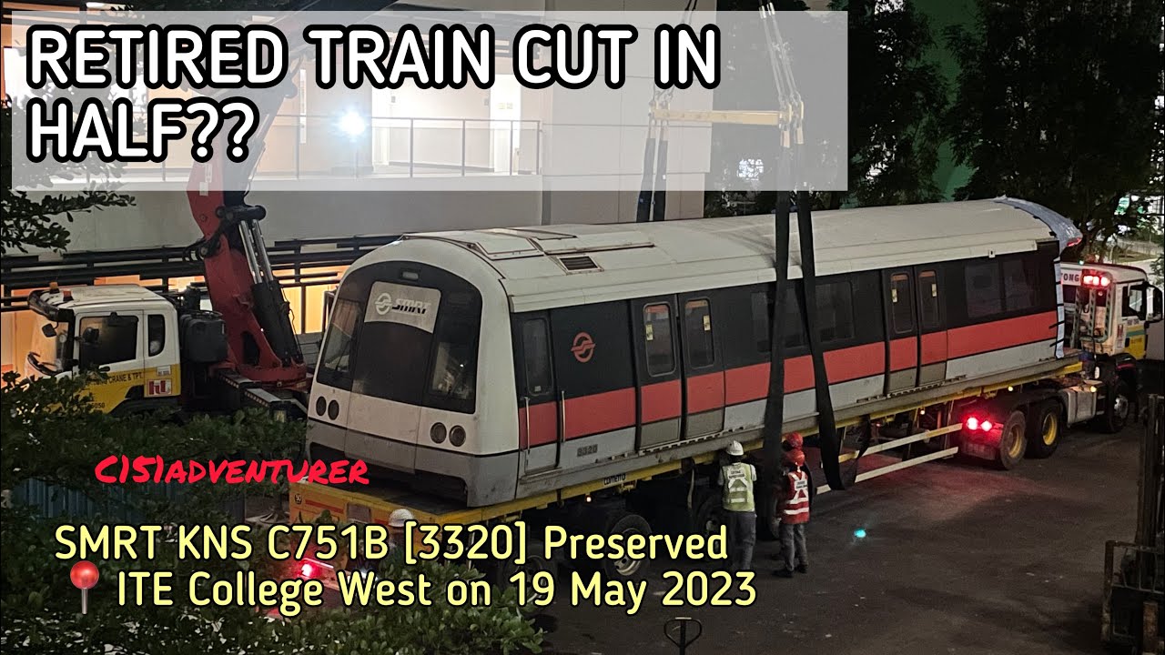 CC | SMRT KNS C751B [3320] Preservation at ITE College West - YouTube