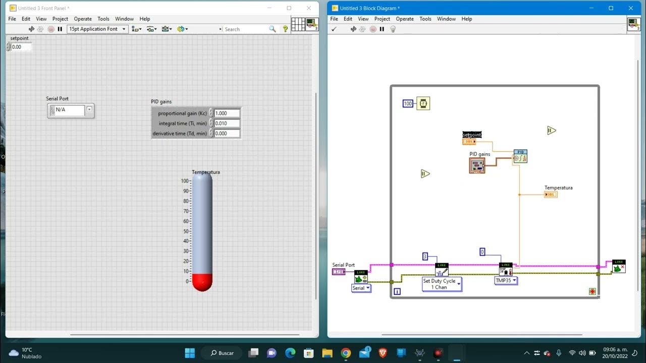 Control PID con LabVIEW y Arduino (Control temperatura) - YouTube