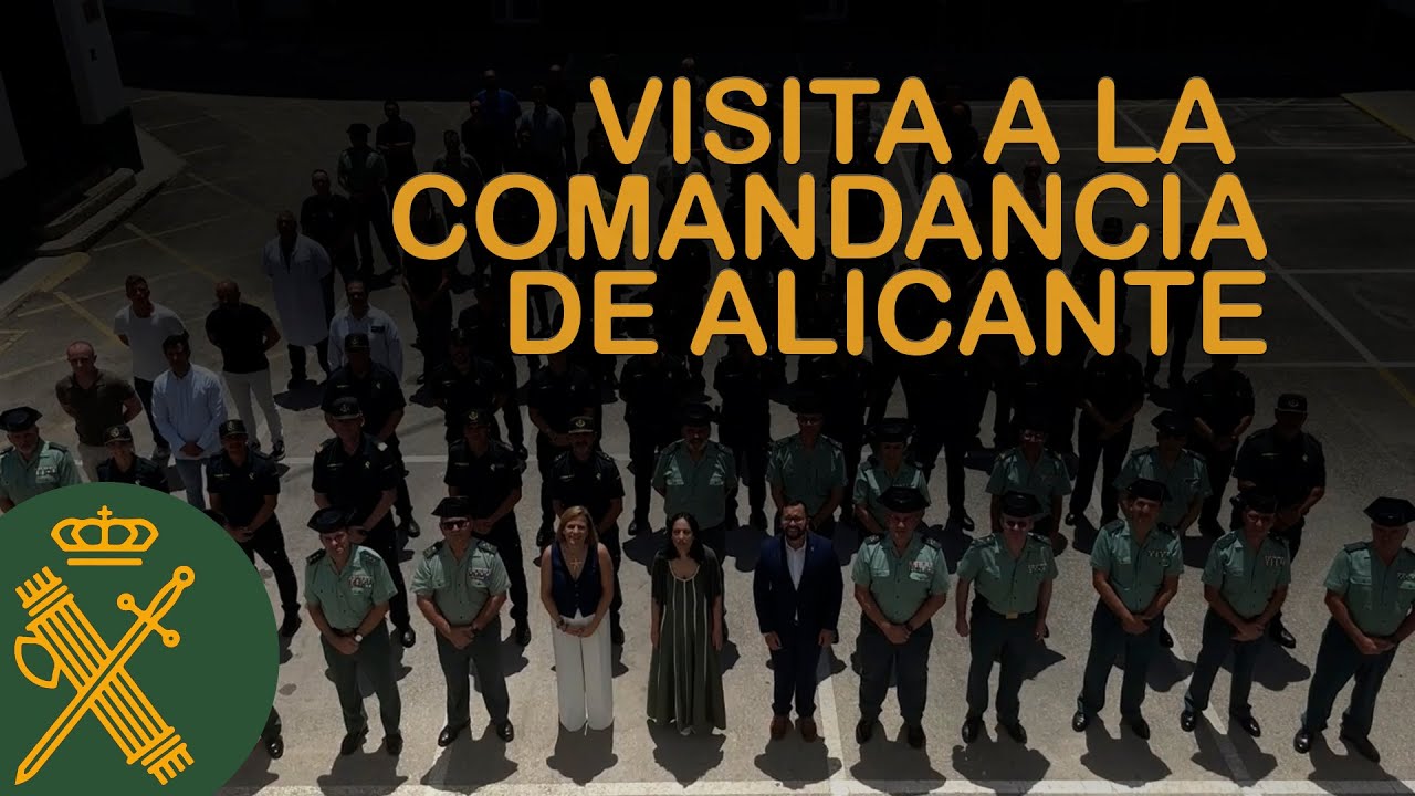 Visitamos la Comandancia de la Guardia Civil en Alicante - YouTube