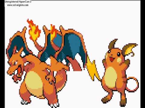 Pokemon Sprites [Charizard+Raichu] - YouTube
