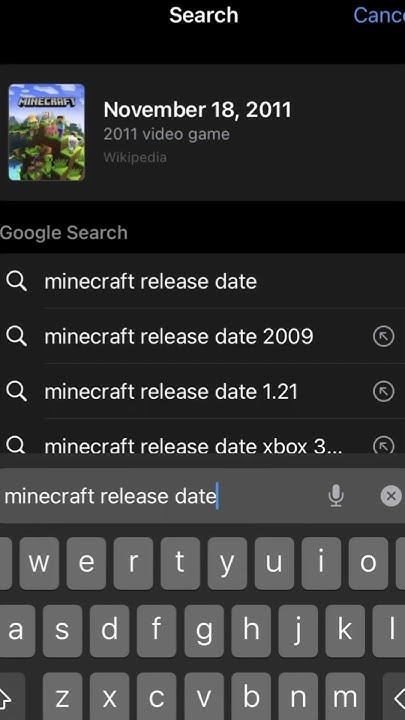 When did MINECRAFT come out??? 🎮🤯 #minecraft - YouTube
