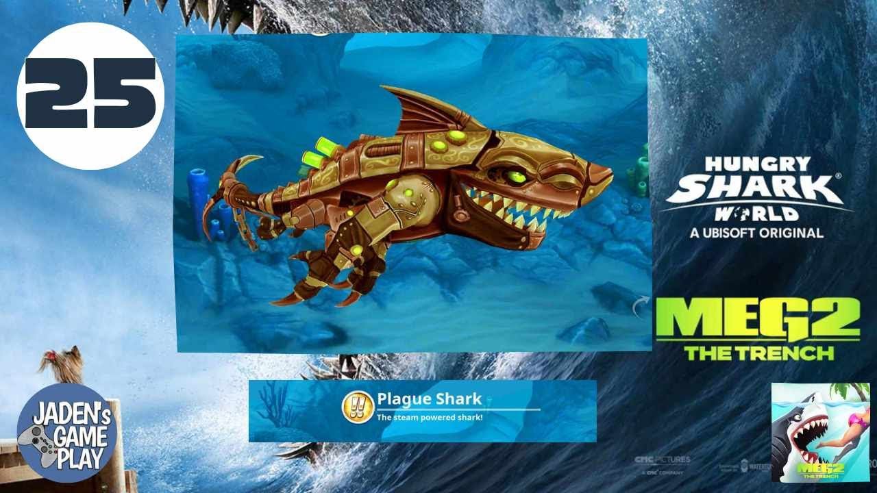 Plague Shark - Unlocked | Hungry Shark World | Legendary Shark ...