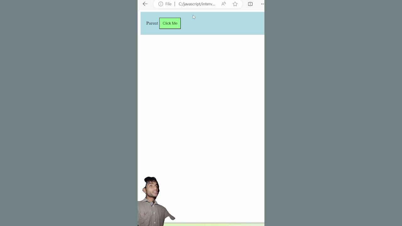 Day 1 Event Bubbling 300 Javascript Interview Questions Shorts Javascript Youtube