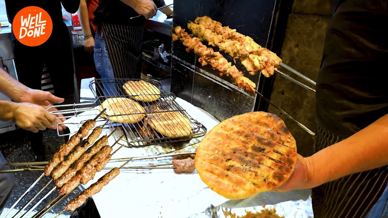 Do You Dare Eat Such Foods in Egypt? Inside Barbecue restaurant - YouTube