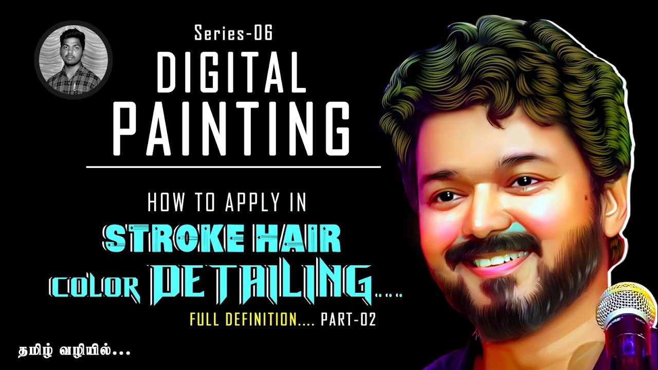 How To Apply Stroke Hair And Color Detailing Part 02 In Photoshop How To Apply Stroke Hair And Color Detailing Part 02 In Photoshop