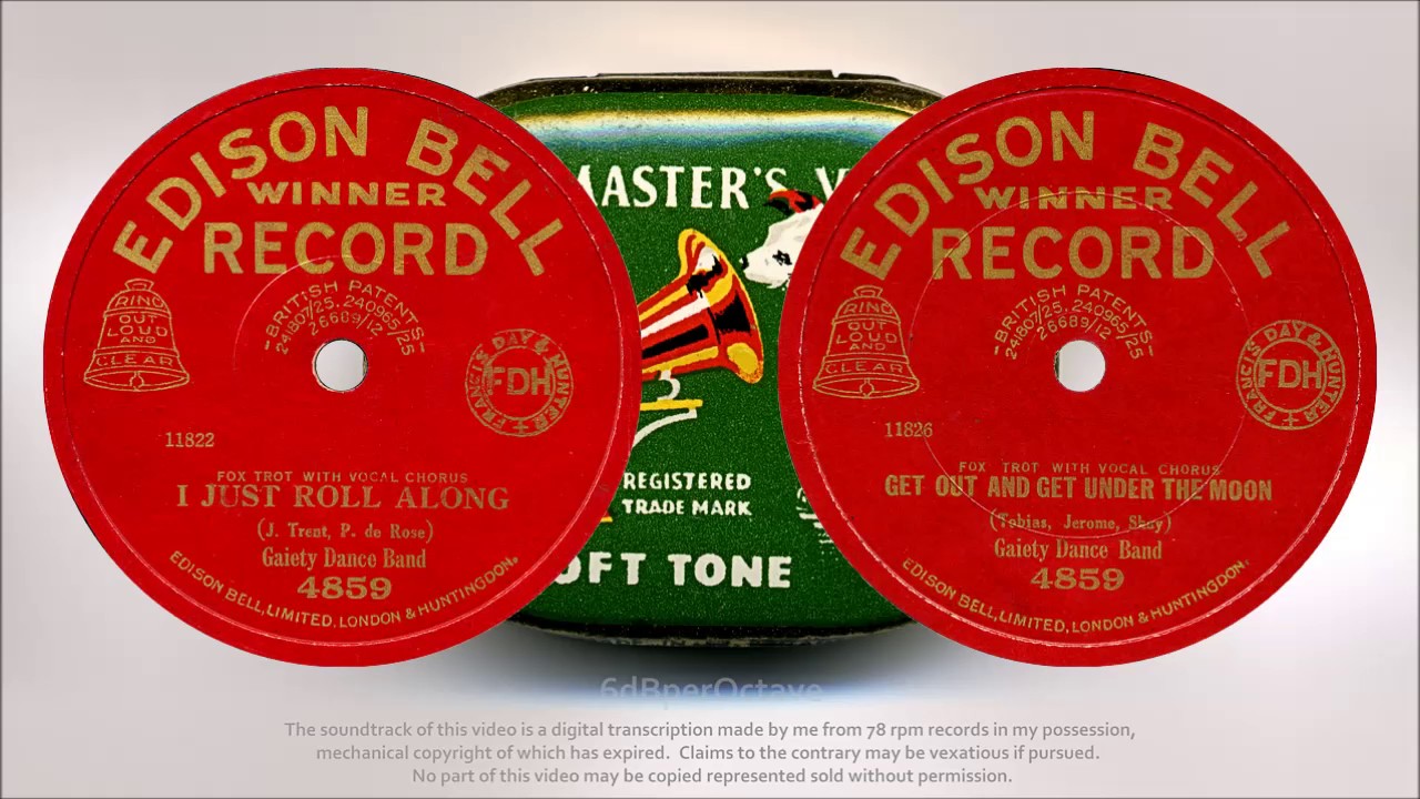 I Just Roll Along + Get Out And Get Under The Moon (1928) Scrappy ...