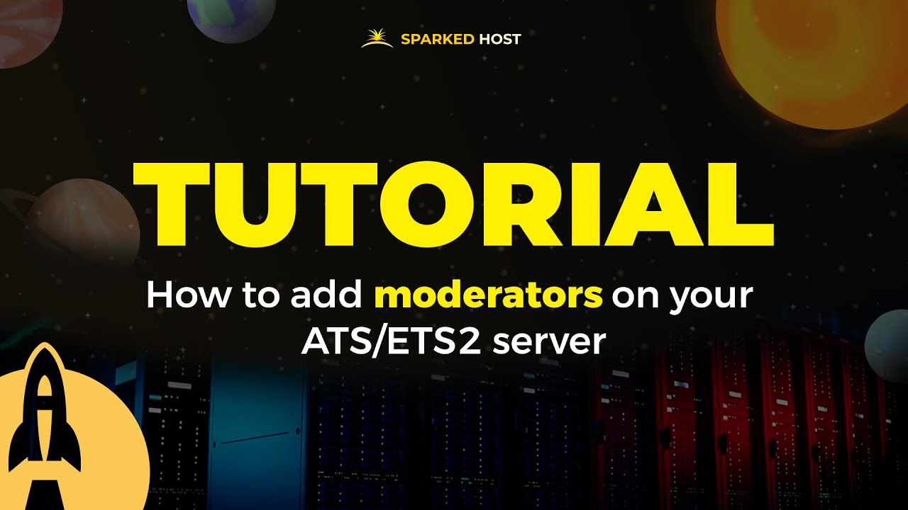 How to add Moderators to your ETS2/ATS Server - YouTube