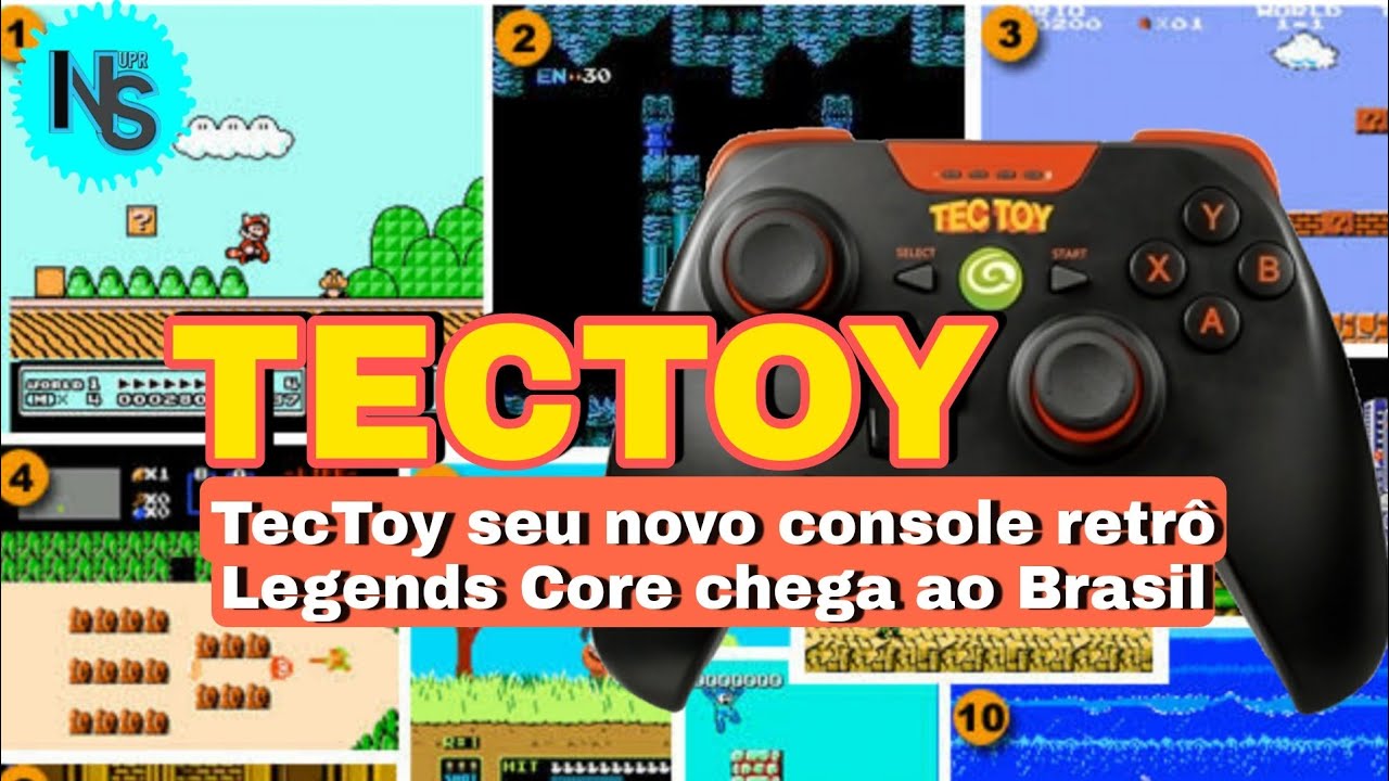 TECTOY LEGENDS CORE | NOVO CONSOLE RETRÔ TRAZ JOGOS ANTIGOS E NOVOS VIA ...