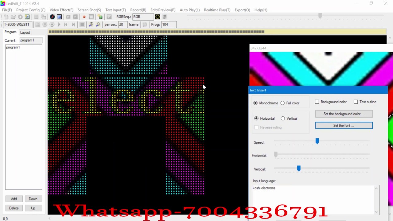 Pixel led 3D Gate programming - YouTube