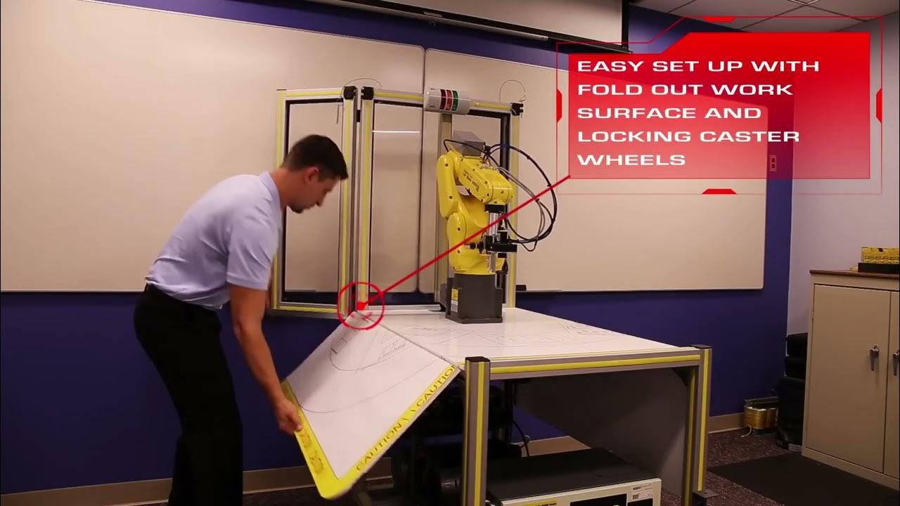 A3DTEC - FANUC Fenceless CERT LR Mate Cart - YouTube