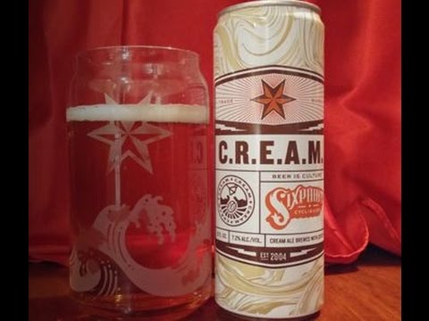 CREAM Ale from SixPoint Brewery - YouTube