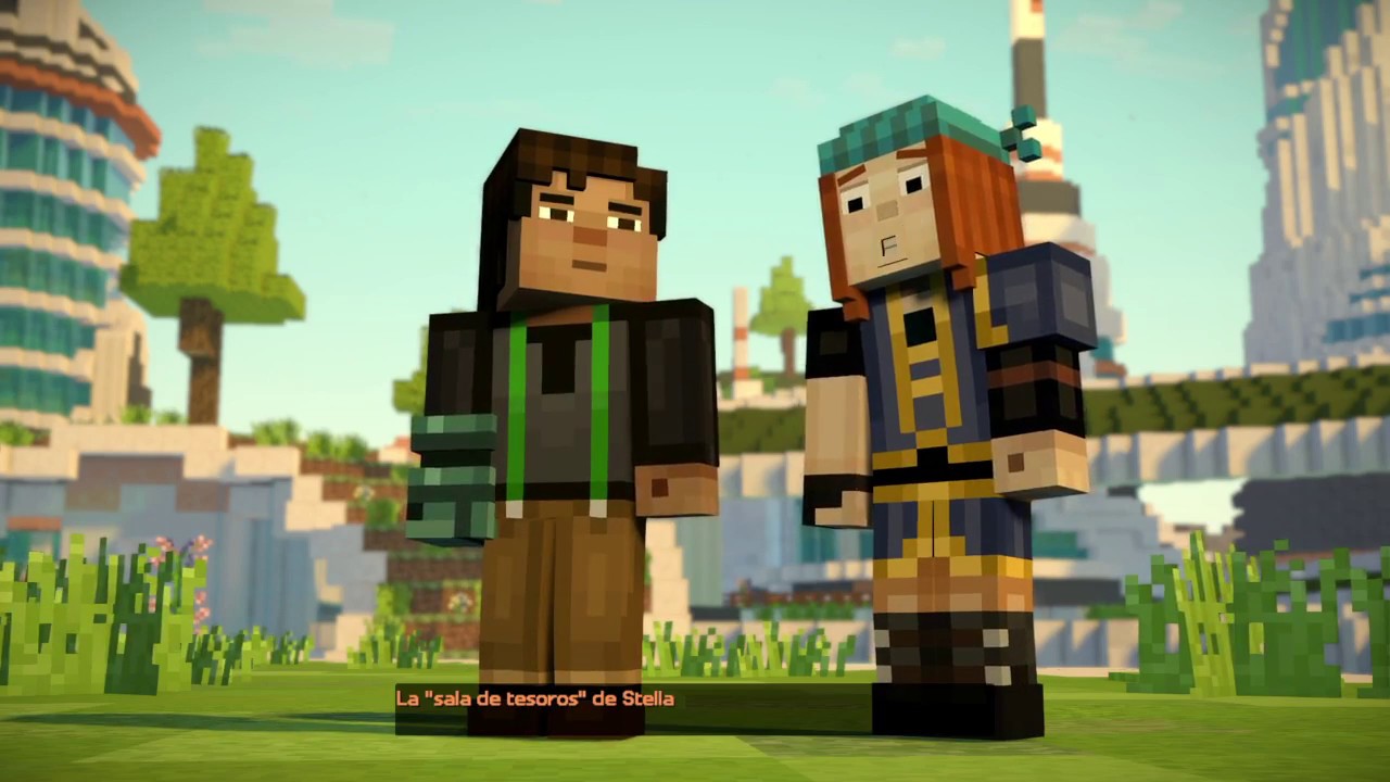 Minecraft Story Mode Season 2 Español Episodio 1 Pt 3 Stella Y La Ciudad De Campeones Youtube