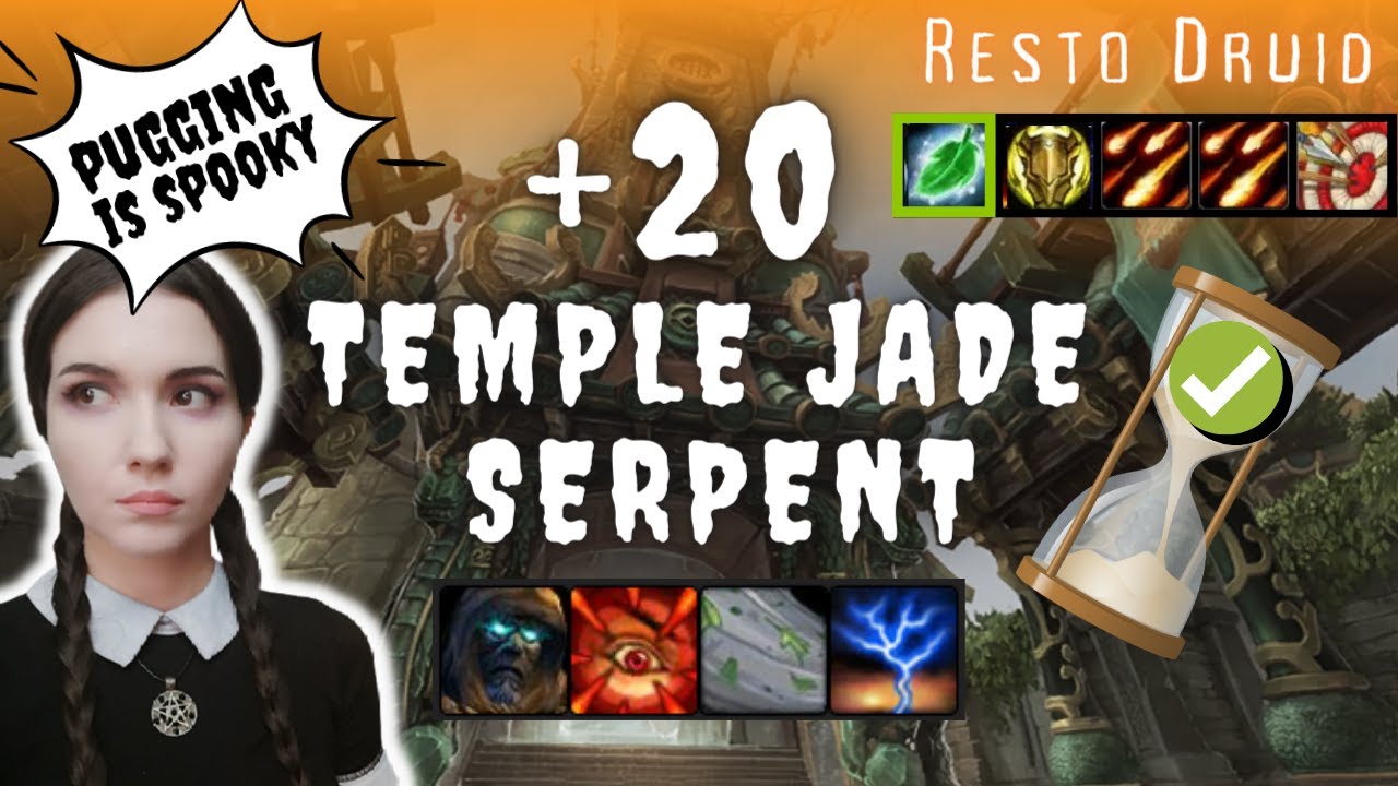 Timed Pug No Decurse +20 Temple Jade Serpent Restoration Druid PoV M+ Dragonflight Season 1 ...