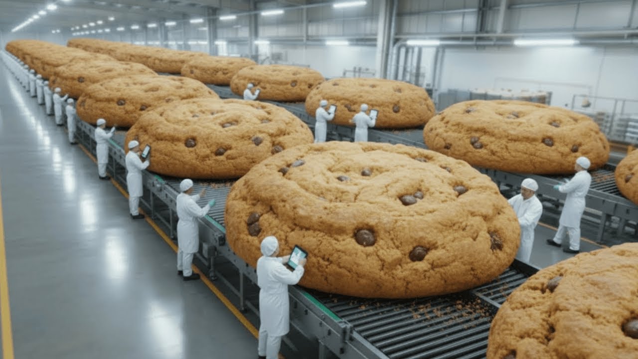 Inside a Modern Biscuit Factory From Raw Ingredients to Crispy Cookies ...