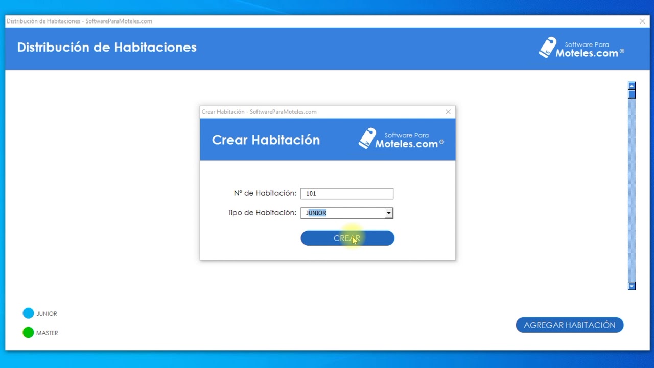Software Para Moteles.com - Agregar N° de Habitaciones - Administrador - YouTube