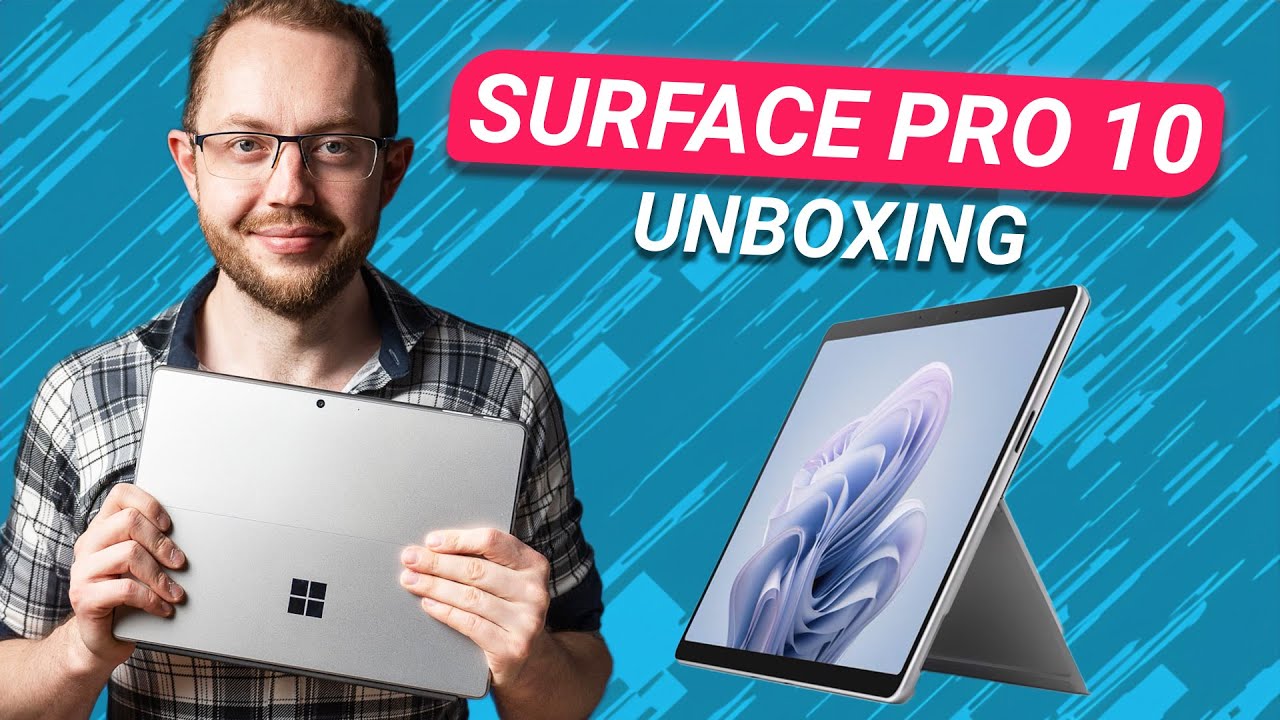 Microsoft Surface Pro 10 Business Unboxing & Hands On - YouTube