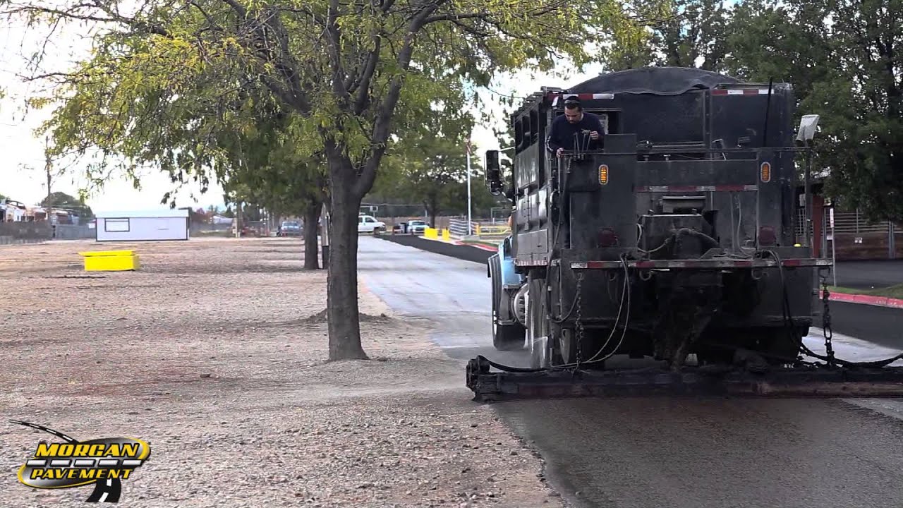 Slurry Seal Asphalt Coating | Morgan Pavement - YouTube