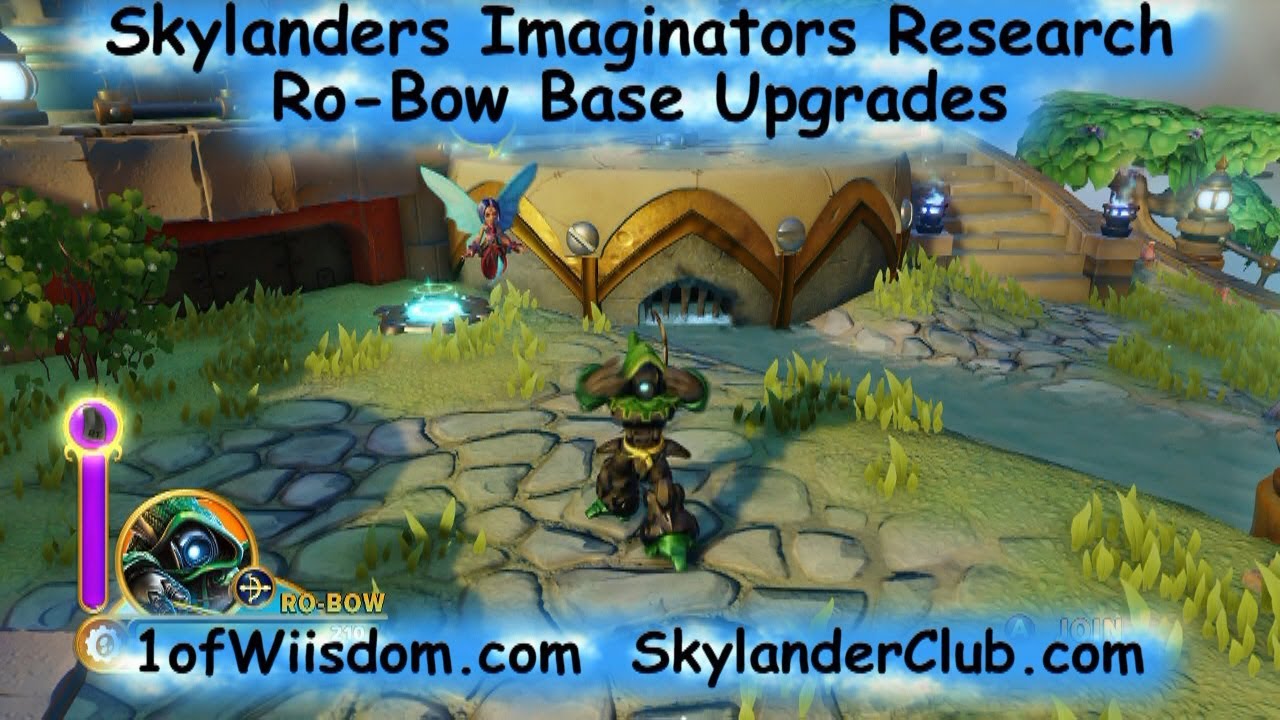 Skylanders Imaginators Research: Ro-Bow Base Upgrades - YouTube