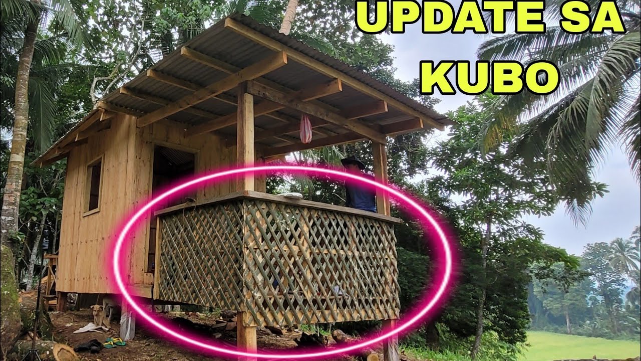 UPDATE SA KUBO TAPOS NA ANG TERRACE UPUAN NALANG KULANG - YouTube