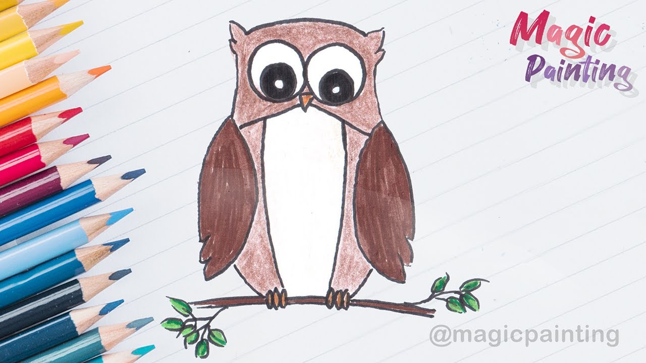 How to Draw a Qwl | Qwl Drawing & Colors | Qwl Drawing For Kids step by ...