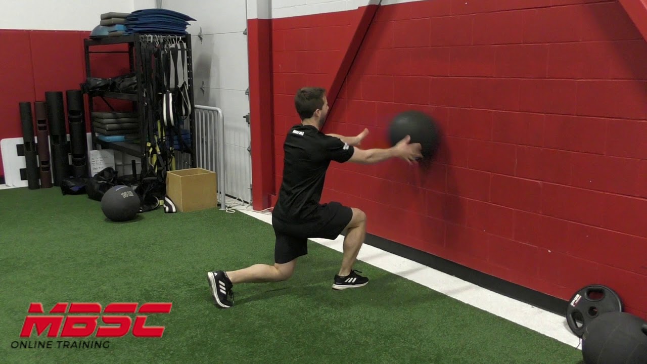 Iso Split Squat Chest Pass - YouTube