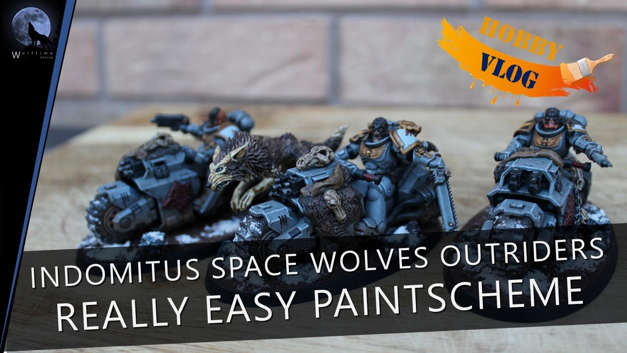 Tabletop Ready Space Wolves Primaris Outriders | WARHAMMER 40k - YouTube