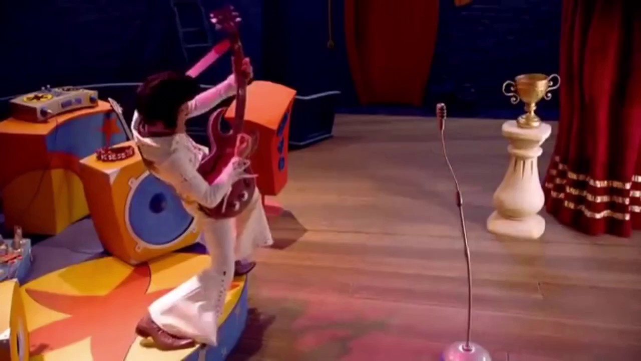 Lazytown but Robbie Rotten is Elvis Presley - YouTube
