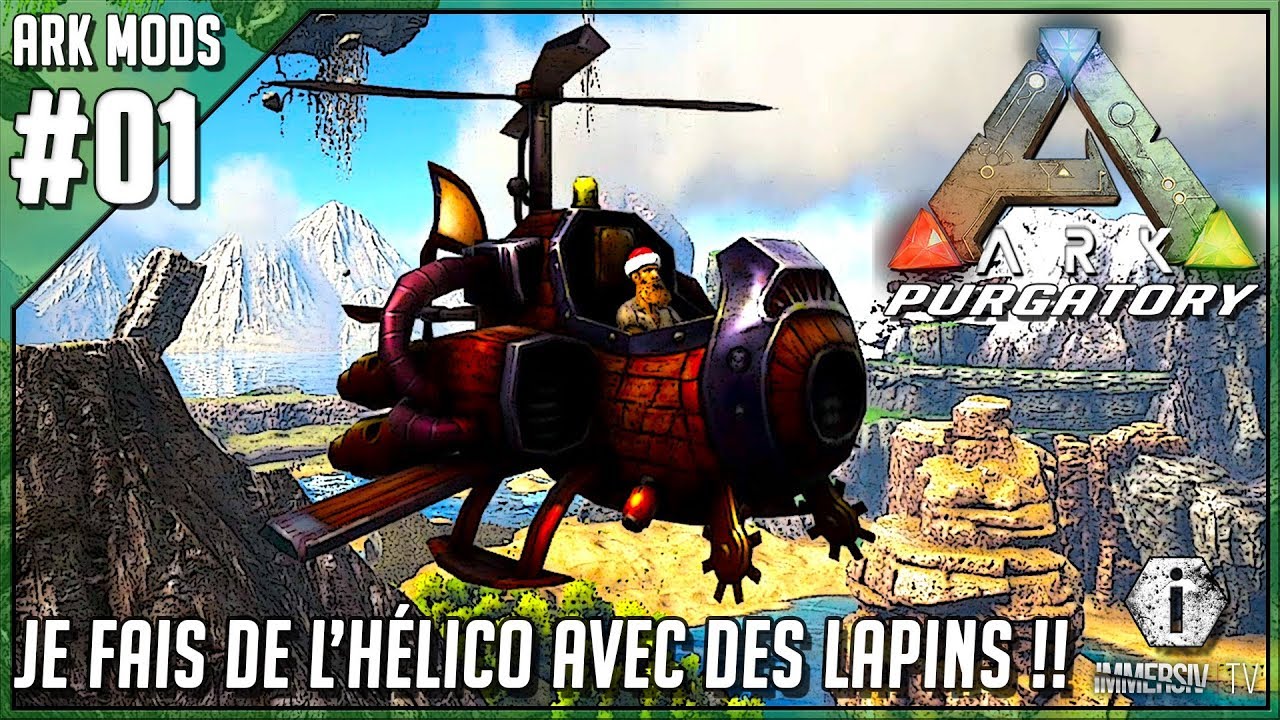 DE L'HÉLICOPTÈRE AU DESSUS DES DINOSAURES ! - Ark Survival Evolved FR ...