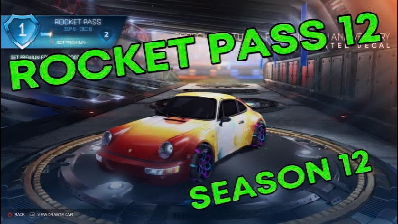 New Rocket League Season 12 Rocket Pass [ Tiers 1 - 100 ] - YouTube