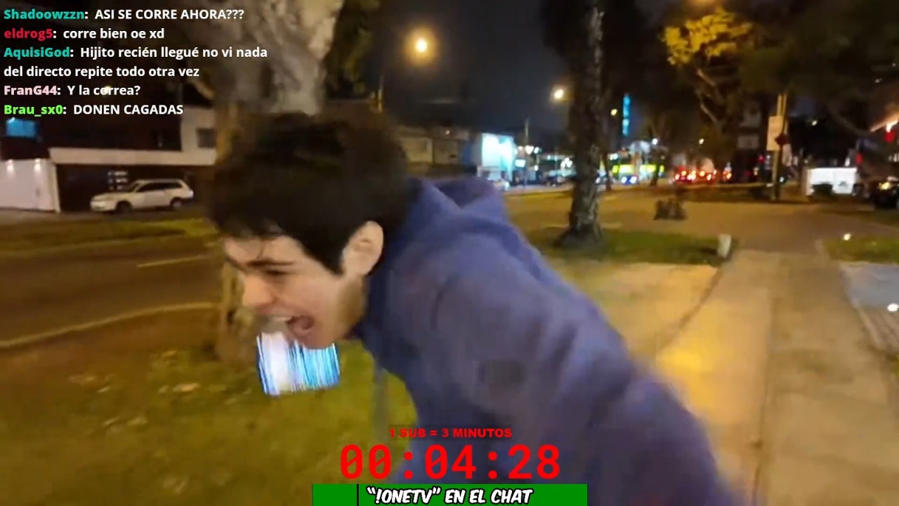 IRL CORRIENDO Por SUBS En las CALLES | Sacha Live 17-11-2024 - YouTube