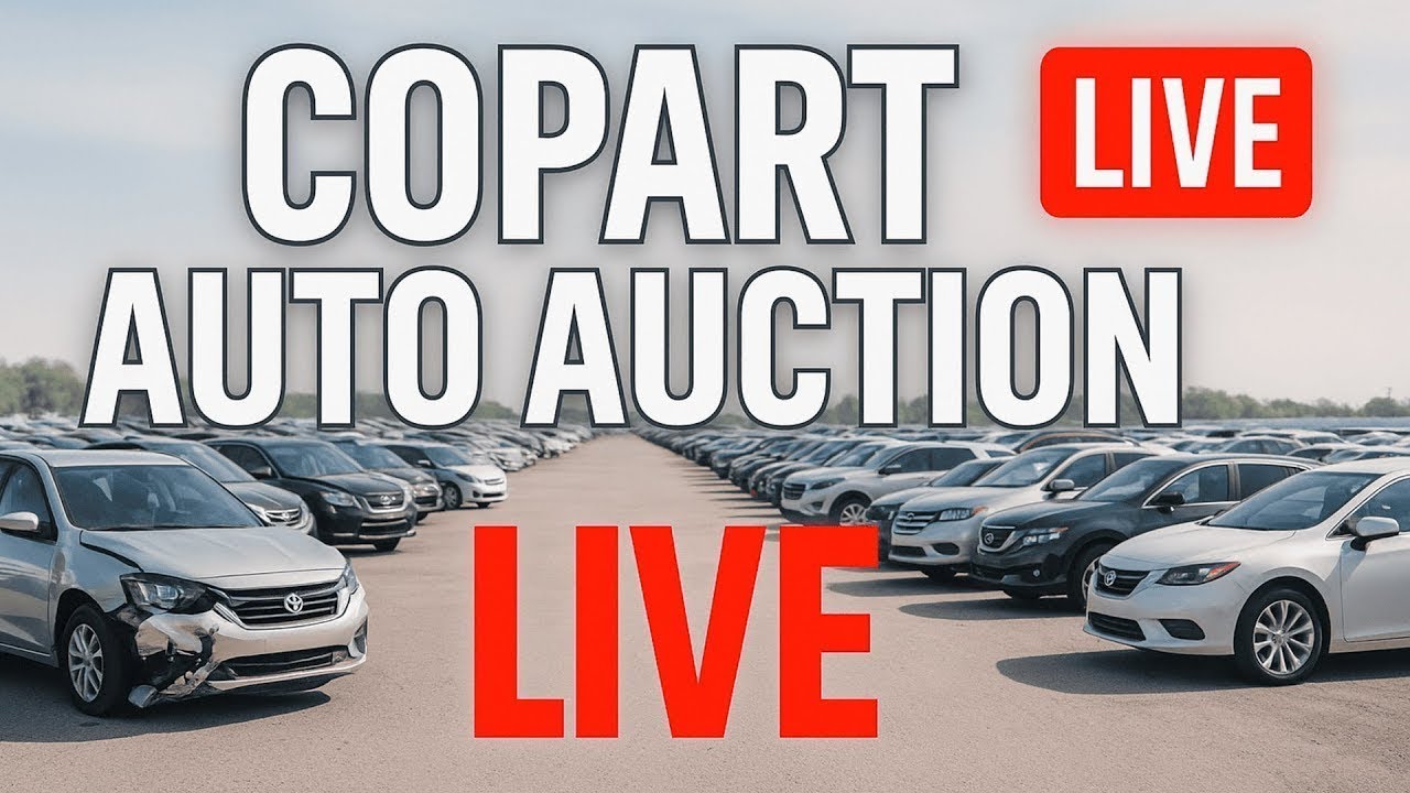 Copart Insurance Auto Auction Copart Stream - YouTube