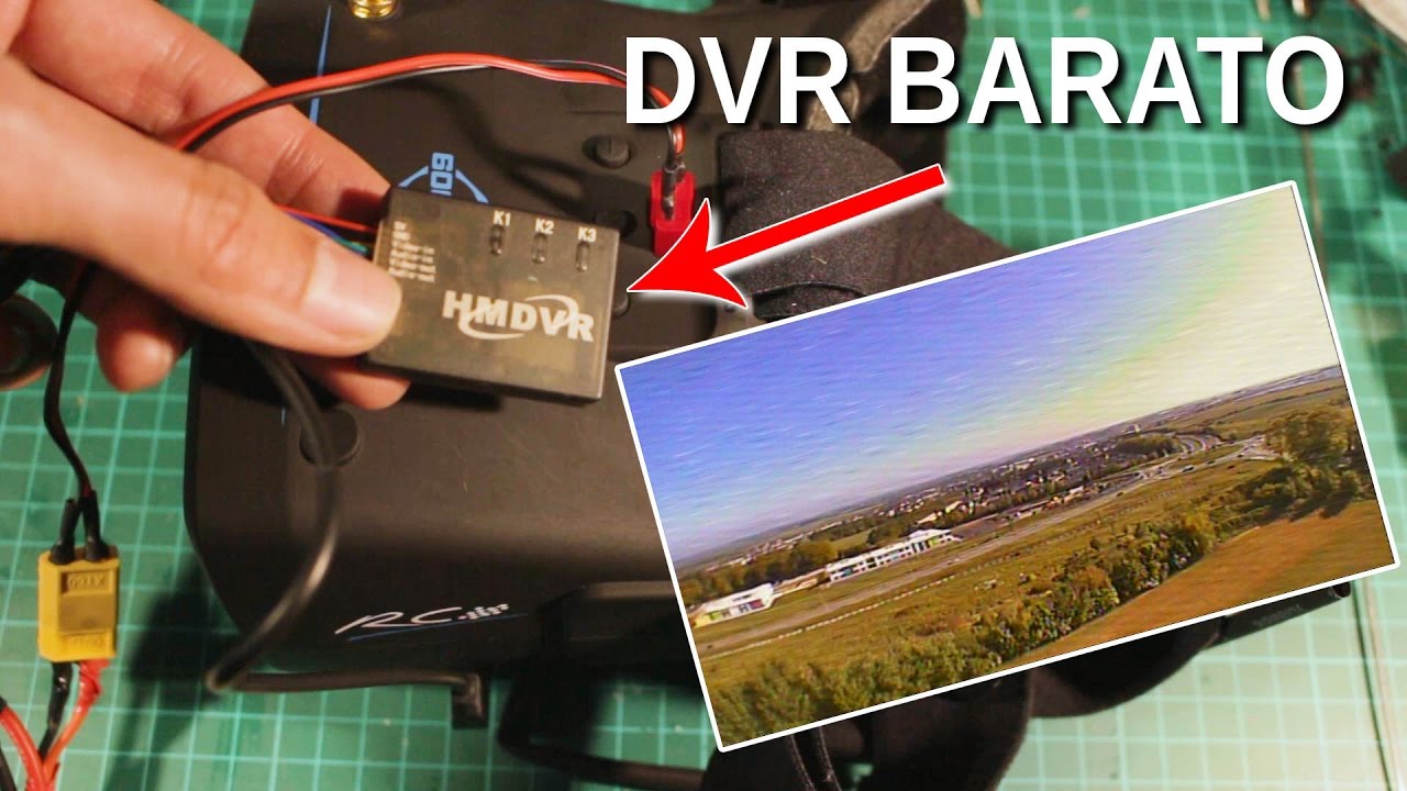 Grabador de cámaras FPV Mini DVR HMDVR conexión y pruebas - YouTube