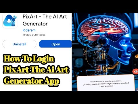 PixArt The AI Art Generator App How To Login PixArt The AI Art ...