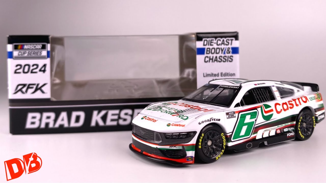 2024 BRAD KESELOWSKI CASTROL 125 YEARS FORWARD DIECASTBUFFET NASCAR ...