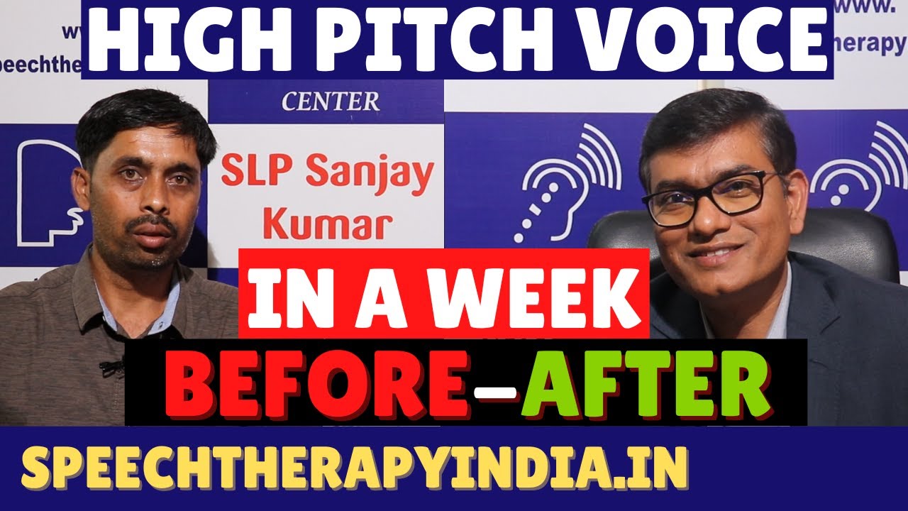 Before-After | High Pitch Voice Treatment |Within A Week | # ...