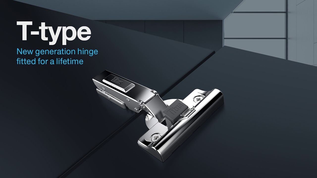 Titus | T-type cabinet hinge - YouTube