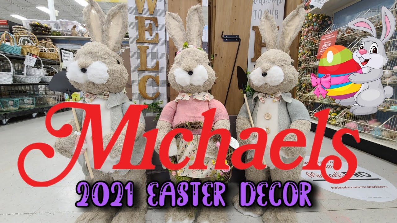 Michael's Easter Decorations 2021 Store Walkthrough - YouTube