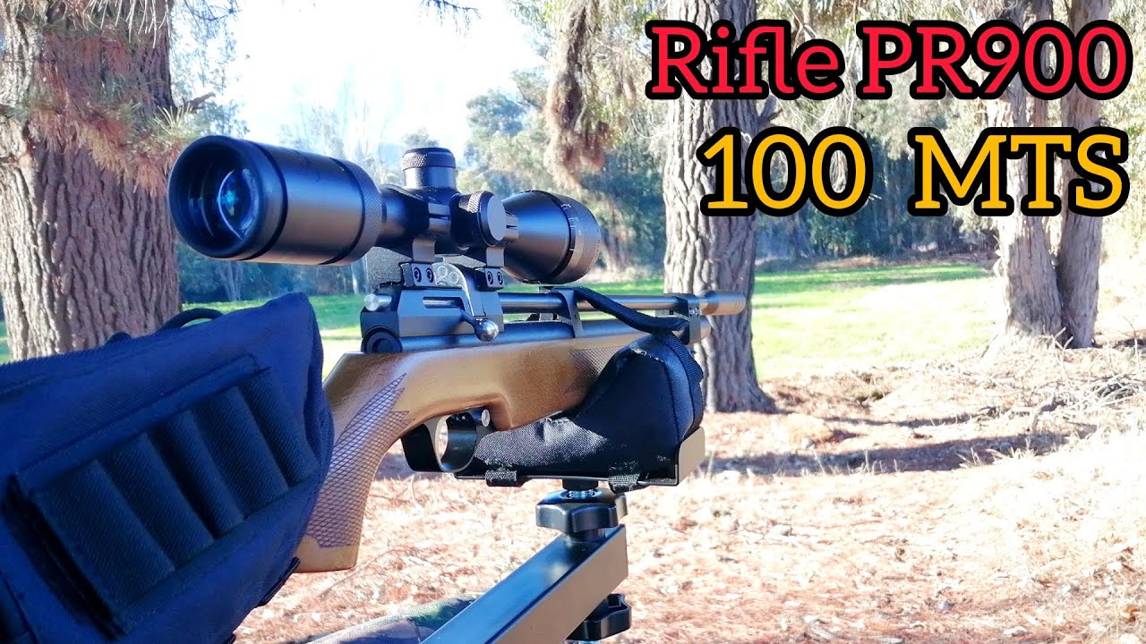 ¿Qué tan efectivo es el rifle PR900 a 100 metros? - YouTube