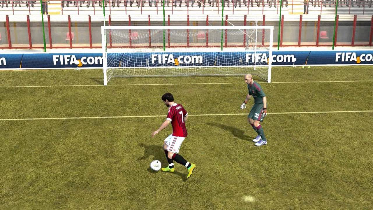 RABONA FAKE TO SCOOP TURN TUTORIAL FIFA 12 skill combo #1 - YouTube