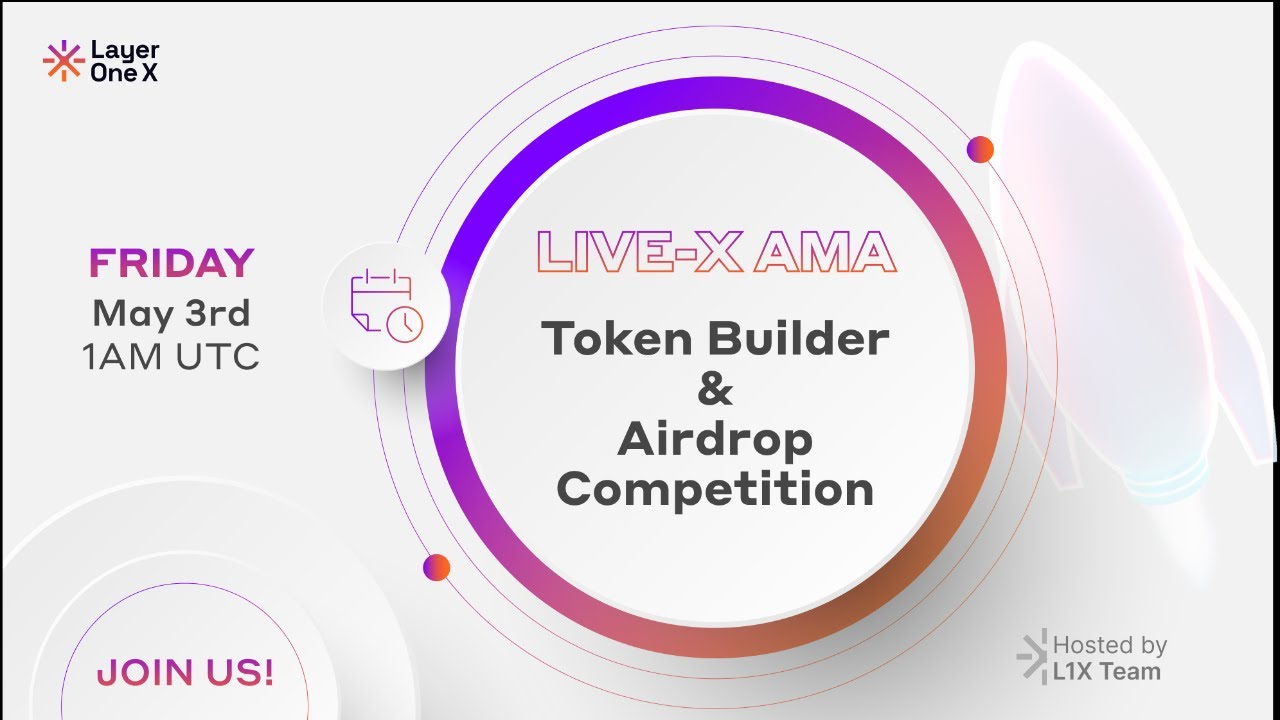 Live X AMA. Token Builder release, Airdrops and more - YouTube