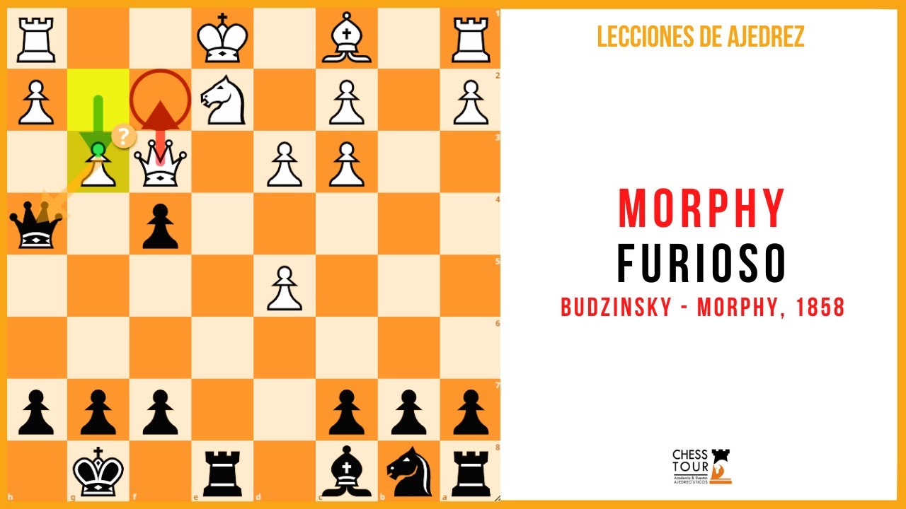 Lección de ajedrez: Morphy furioso. Budzinsky - Morphy, 1858 - YouTube