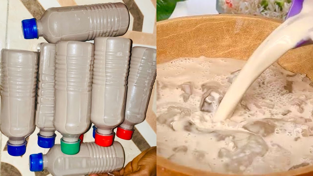 How To Make The Best Millet Drink | Rice Milk | Natural Beverage # ...
